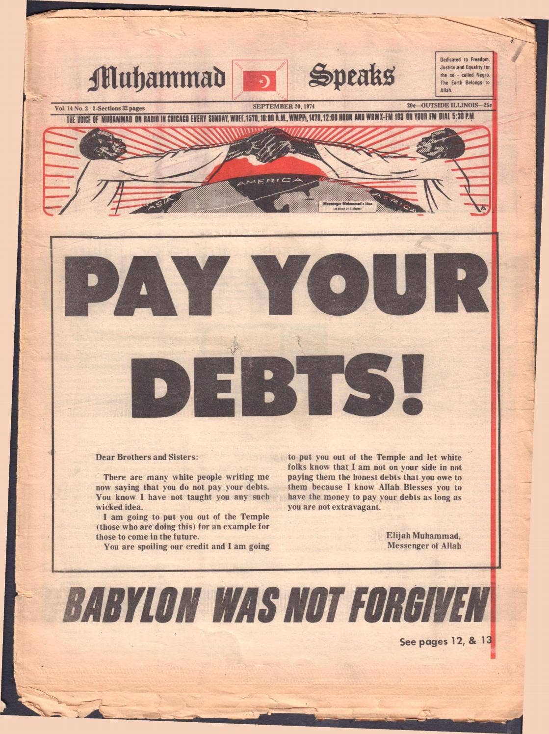 Muhammad Speaks Newspaper September 20, 1974 by Muhammad Speaks - Issuu