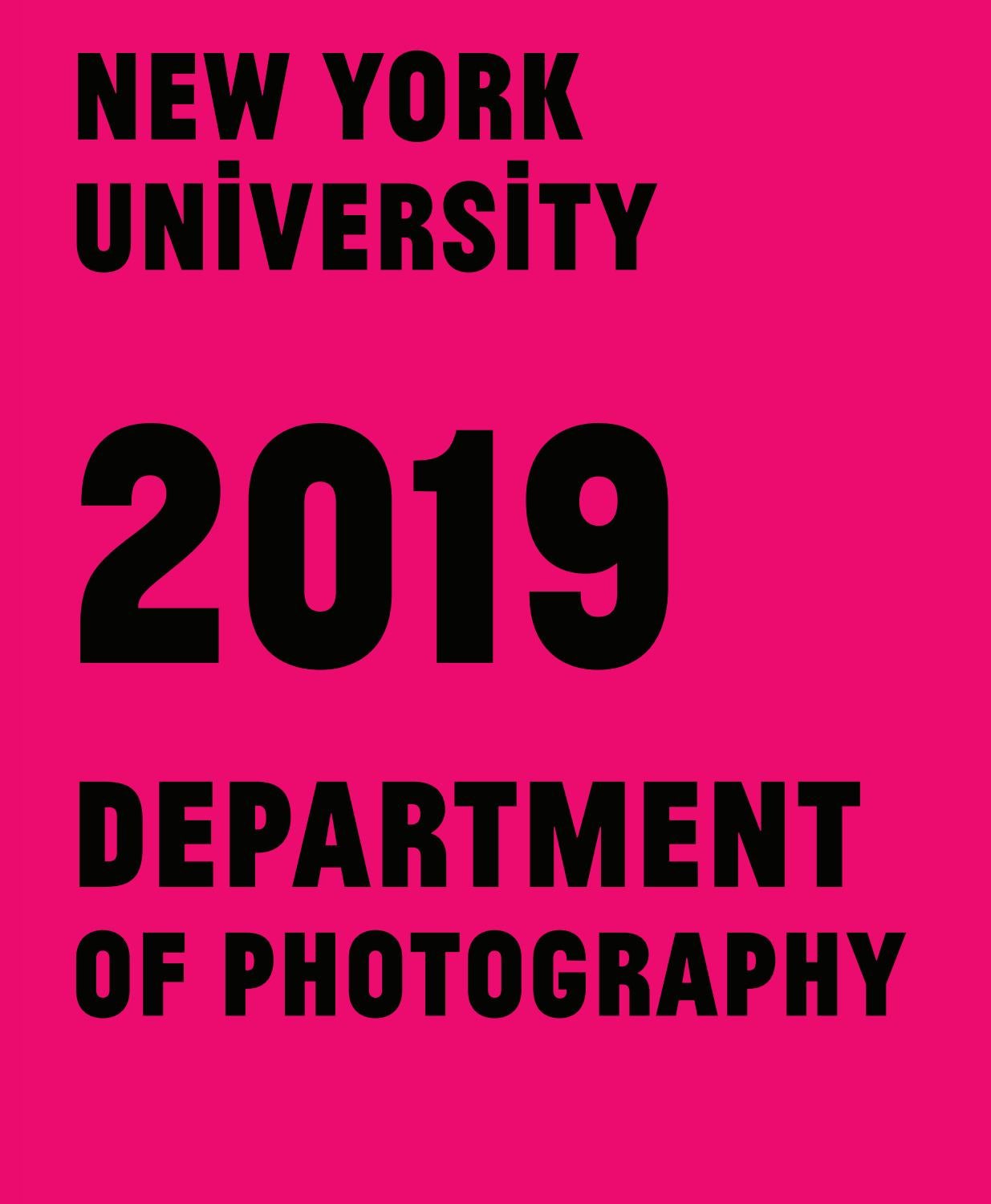 NYU Photography & Imaging - Senior Catalog 2019 by NYU Photography ...