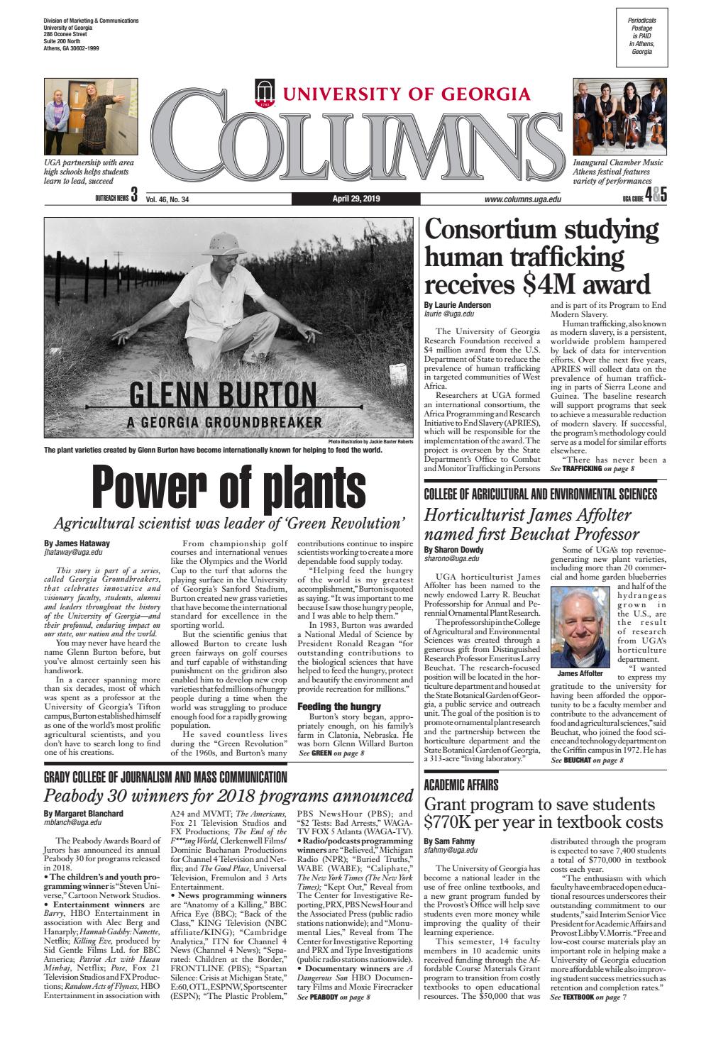 UGA Columns April 29, 2019 by UGA Columns - Issuu