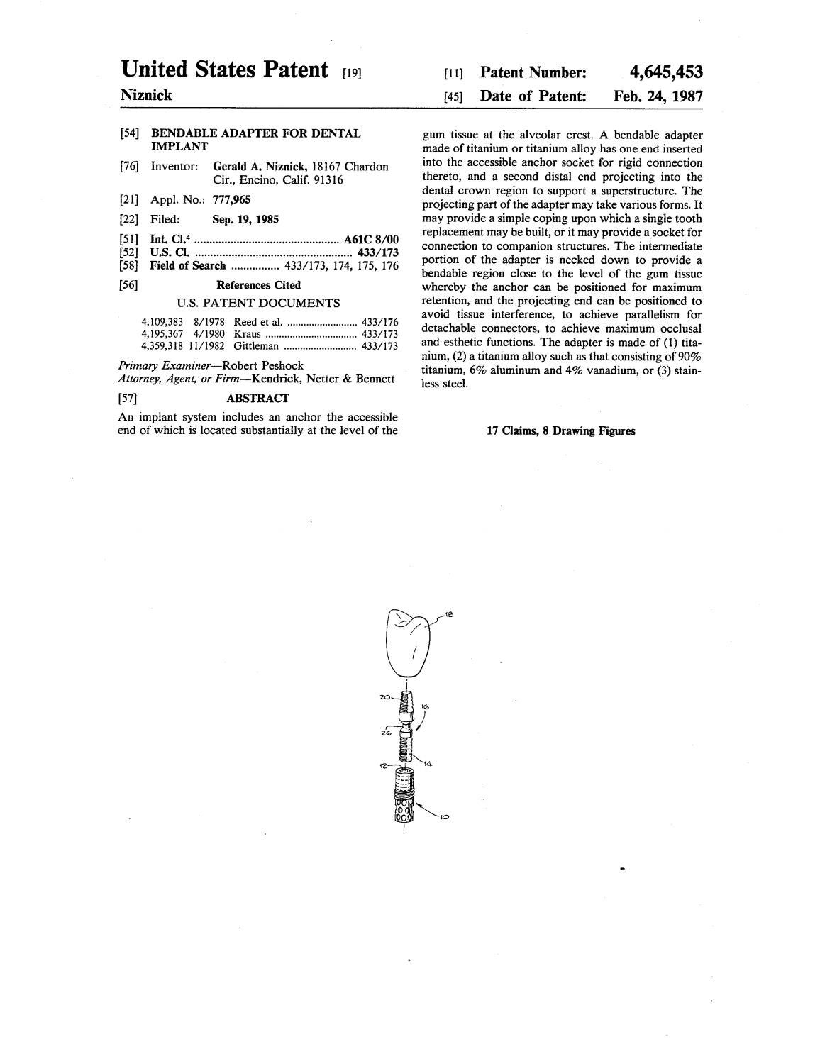 Bendable adapter for dental implant by Dr.Niznick - Issuu