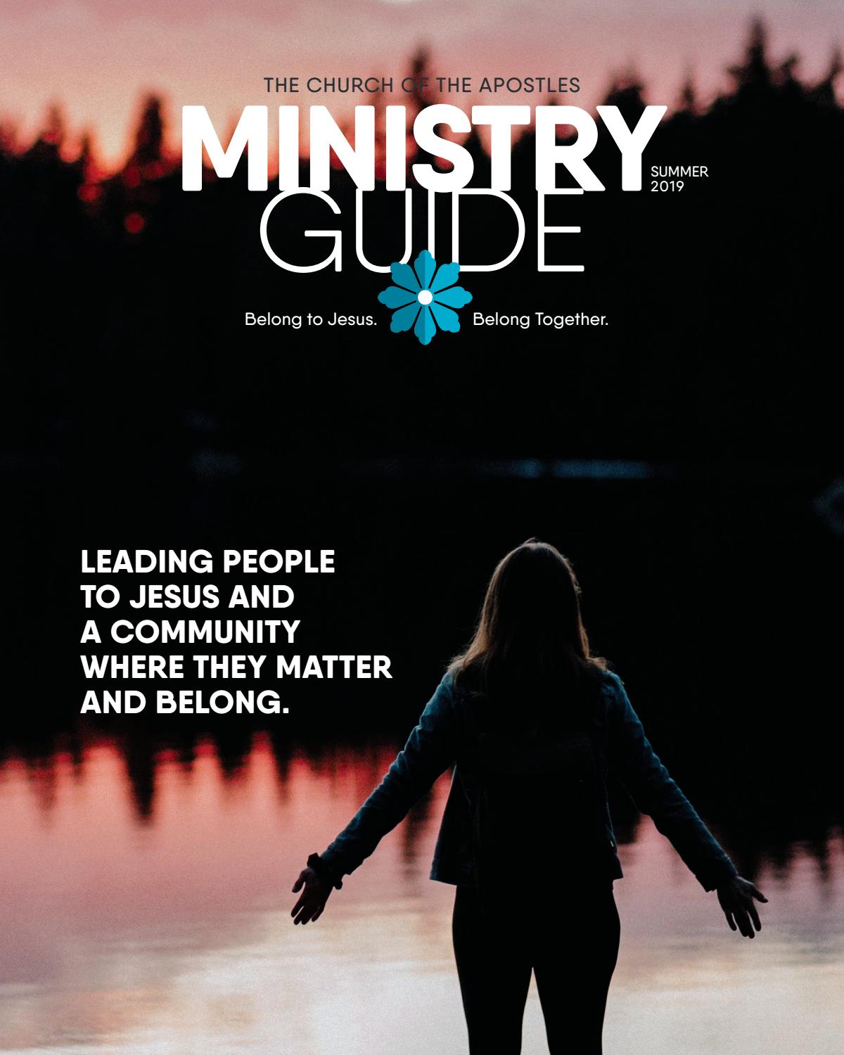 Summer 2019 Ministry Guide by The Church of The Apostles - Issuu