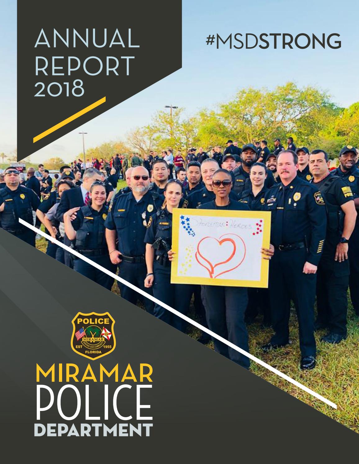 City of Miramar Police Department | Annual Report 2018 by City of ...