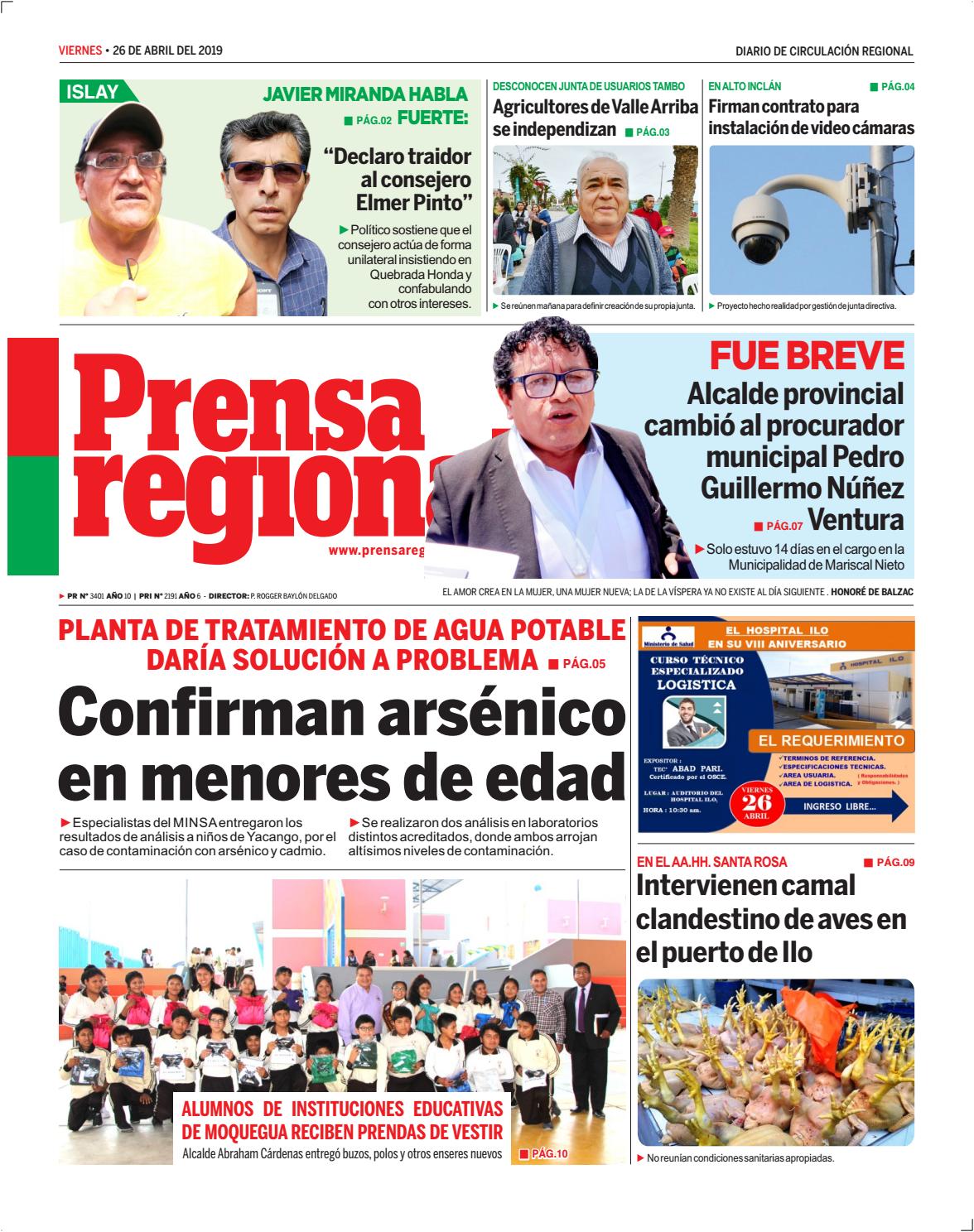 PR_20190426 by Diario La Prensa Regional - Issuu