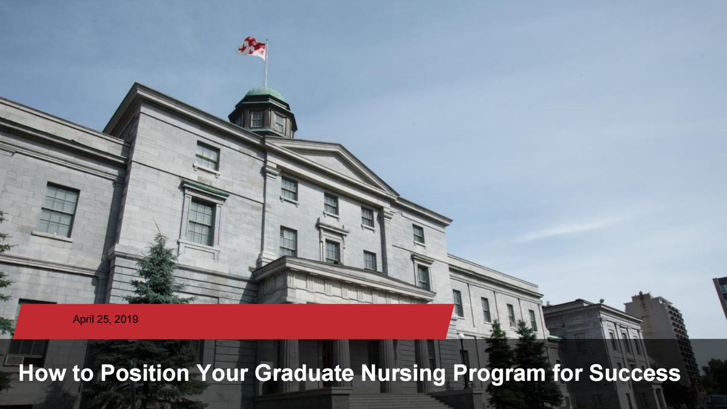 Position Your Graduate Nursing Program for Success by Springer ...