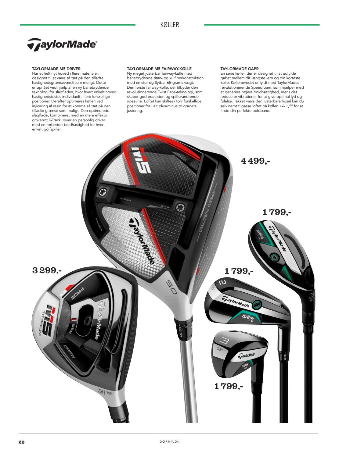 Dormy Golf - Katalog 2019 (DK) by Dormy Golf - Issuu