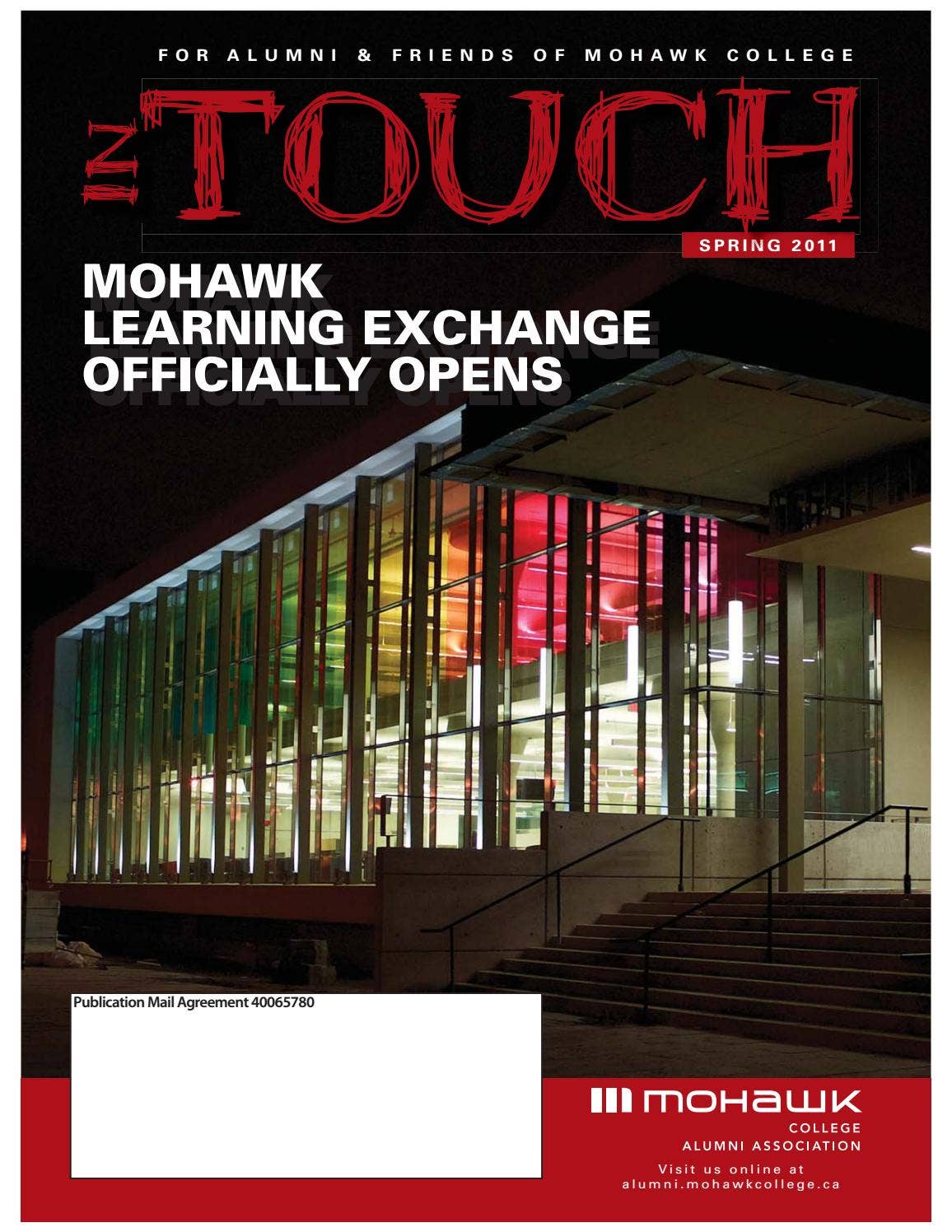 Mohawk College Alumni In Touch Magazine - Spring 2011 by Mohawk College ...