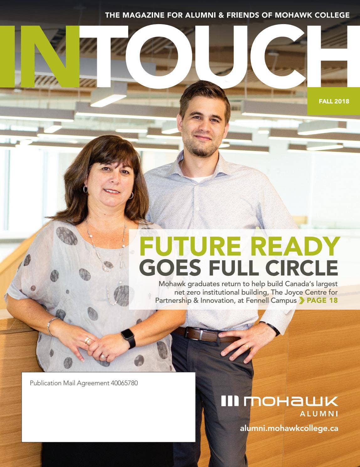Mohawk College Alumni In Touch Magazine - Fall 2018 by Mohawk College ...