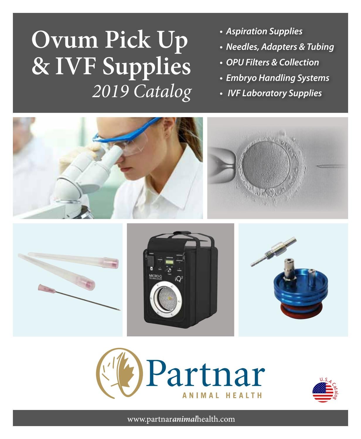 Ovum Pick Up & IVF Supply Catalog_U.S. version by Partnar Animal Health ...