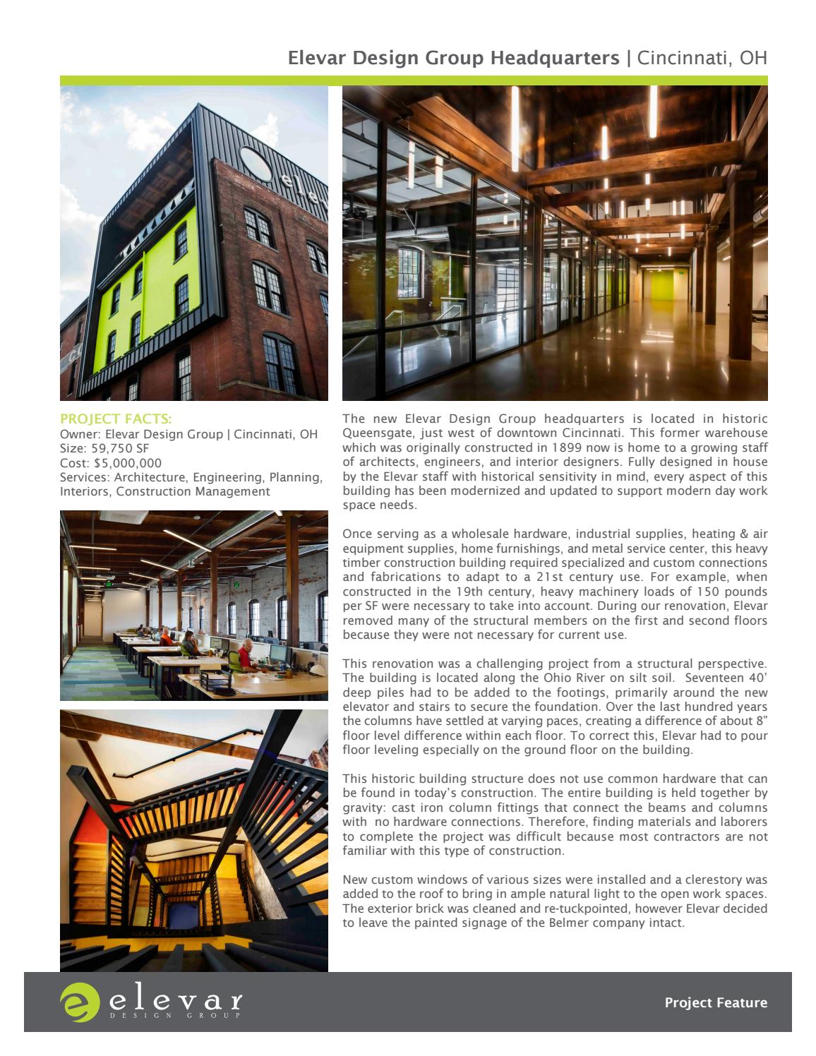 Monthly Project Feature - Elevar Design Group Headquarters by ElevarDesignGroup - Issuu