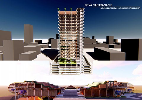 Architect Student Portfolio 2019 - Deva Narayanan.B by Deva - Issuu