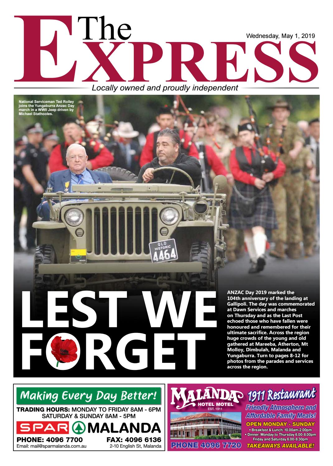 The Express Newspaper 1st May 2019 by Carlo Portella - Issuu