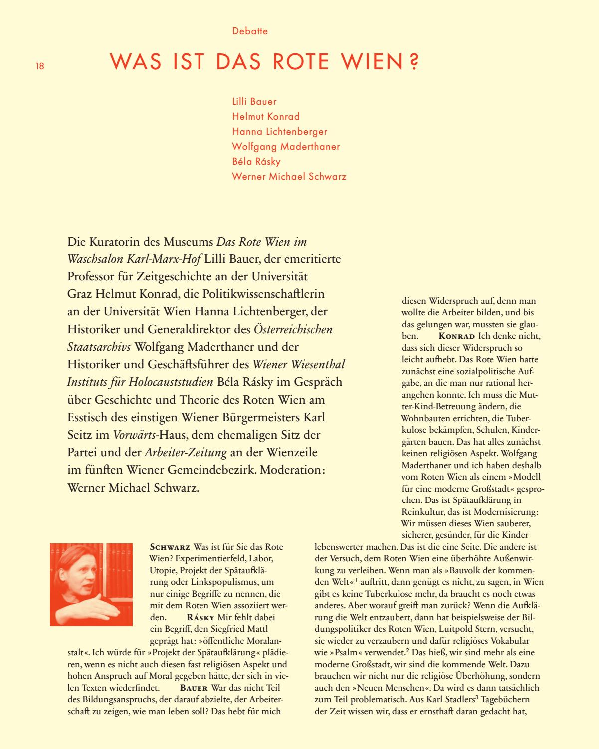 Wien Museum Katalog „Das Rote Wien. 1919-1934. Ideen, Debatten, Praxis ...