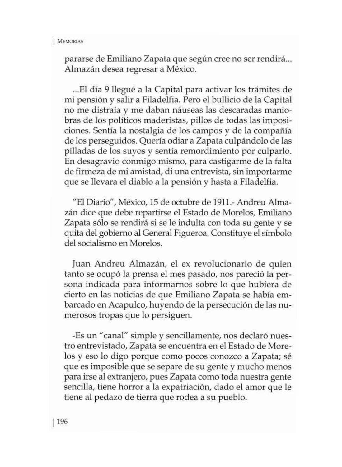 MEMORIAS General Juan Andreu Almazán TOMO II by Isaiah Mty - Issuu