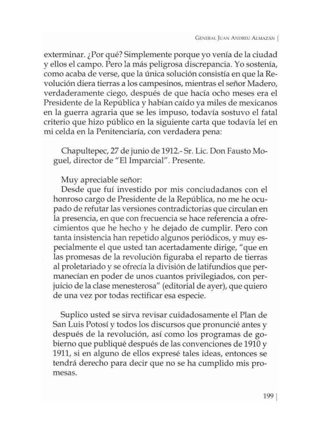 MEMORIAS General Juan Andreu Almazán TOMO II by Isaiah Mty - Issuu