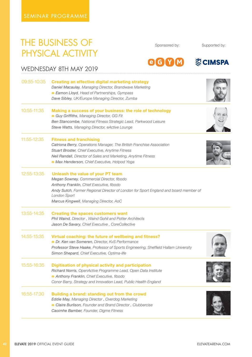 Elevate, COPA and Elite Sports Expo 2019 event guide by Quartz Business ...
