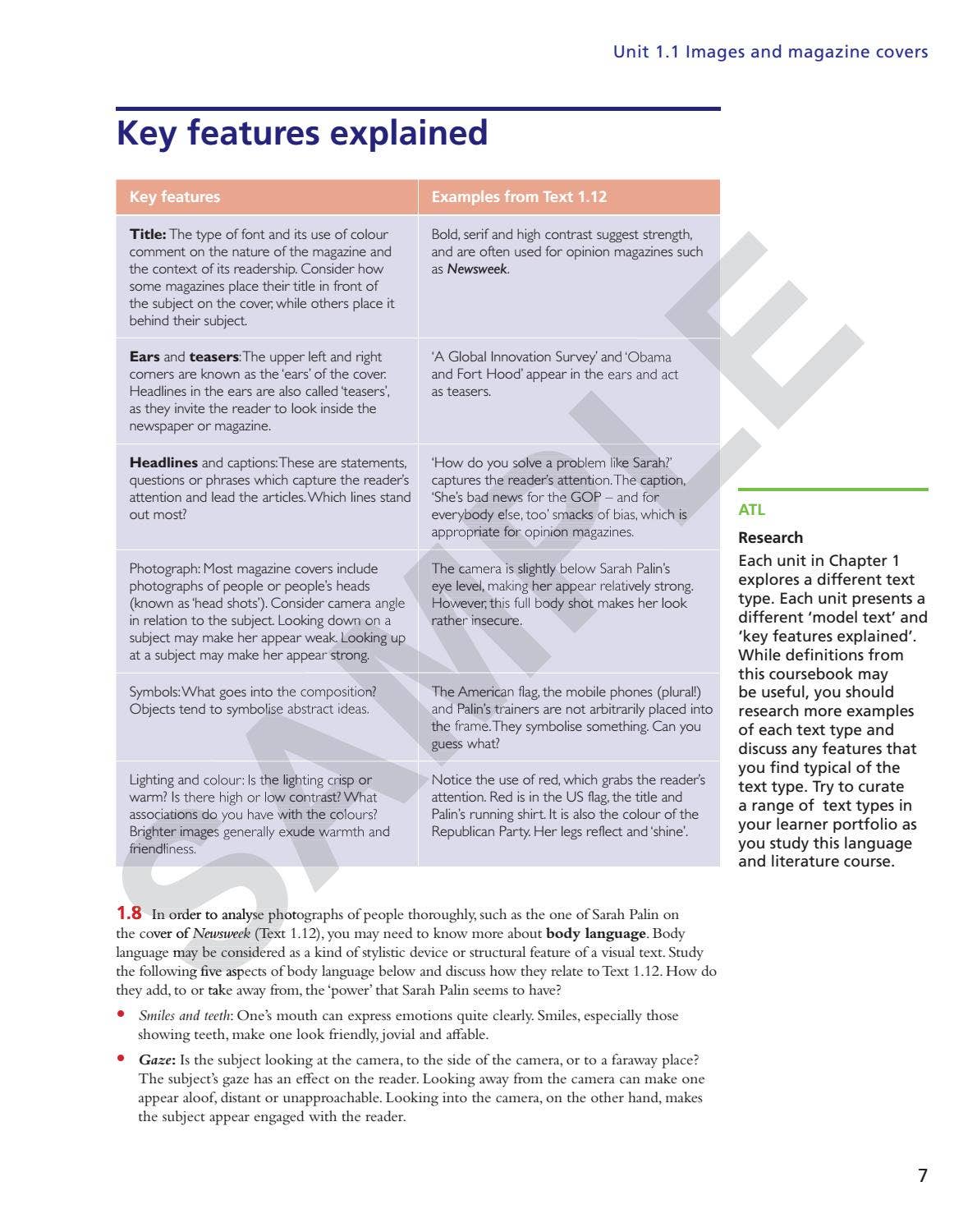 English A: Language and Literature for the IB Diploma Coursebook sample ...