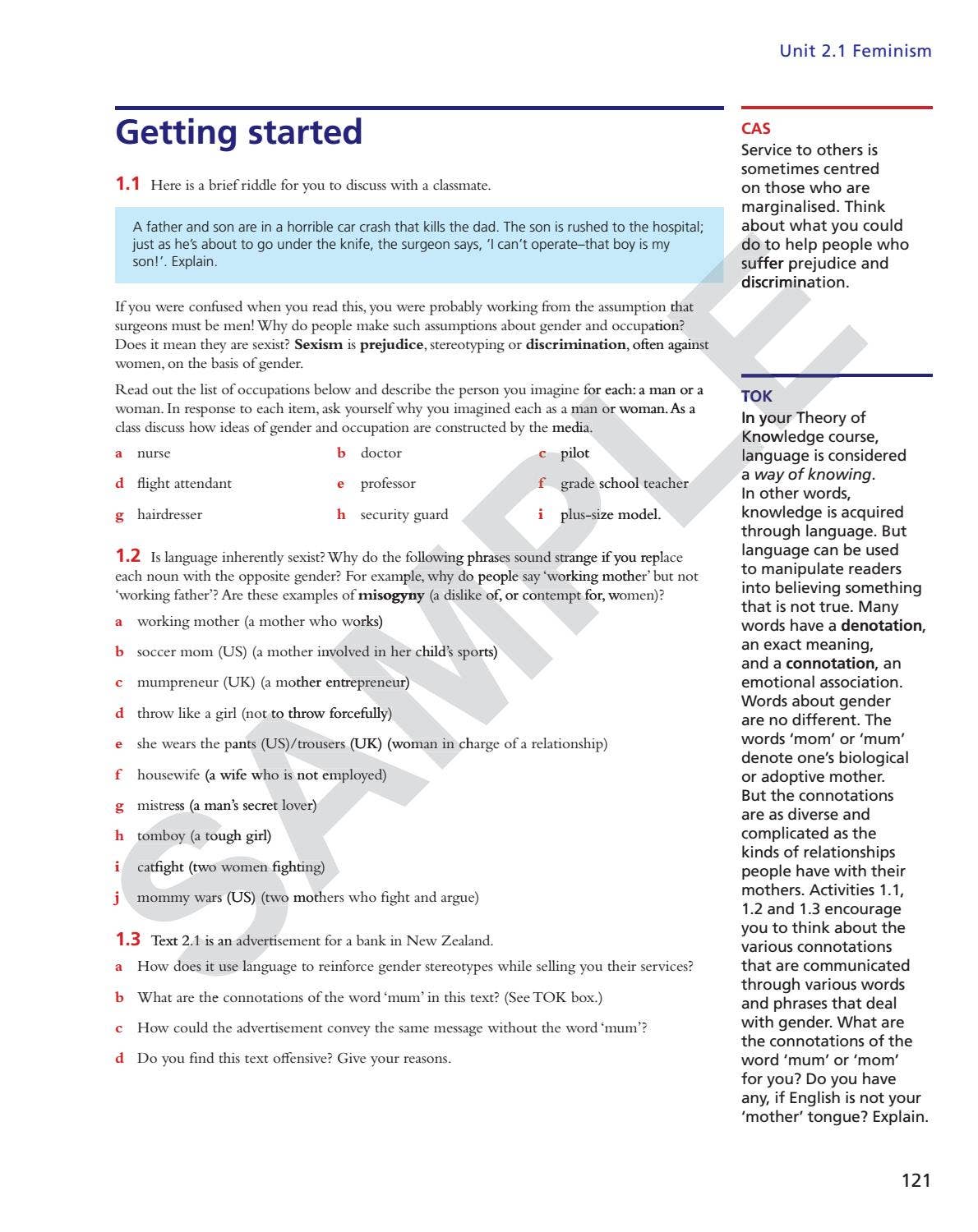 English A: Language and Literature for the IB Diploma Coursebook sample ...