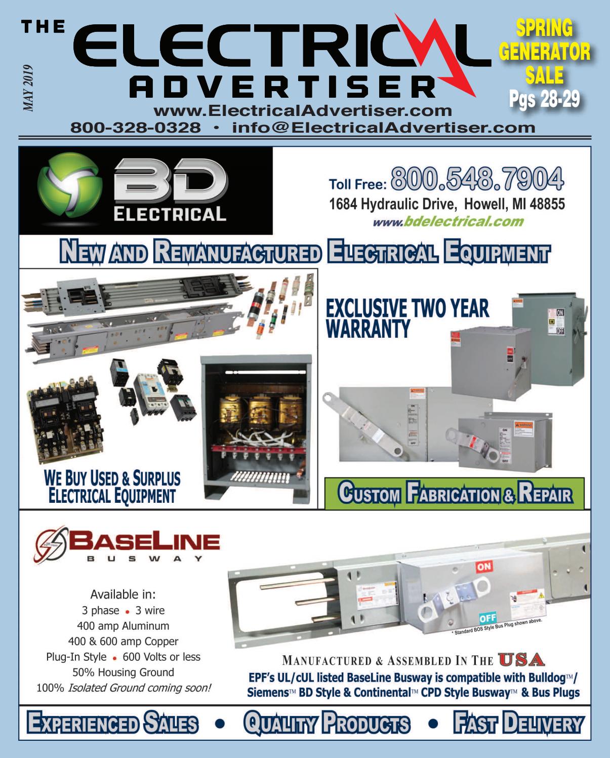 May 2019 Electrical Advertiser by Electrical Advertiser - Issuu