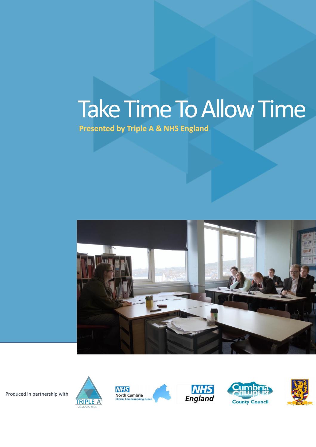 Take Time to Allow Time EBook by Ullswater Community College - Issuu