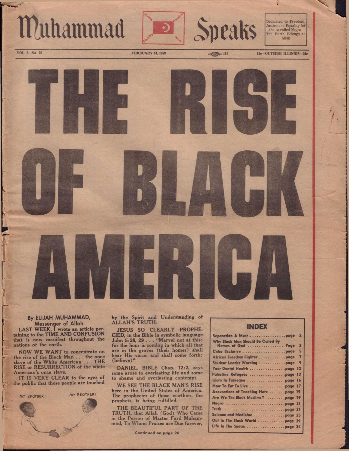Muhammad Speaks Newspaper February 14, 1969 by Muhammad Speaks - Issuu