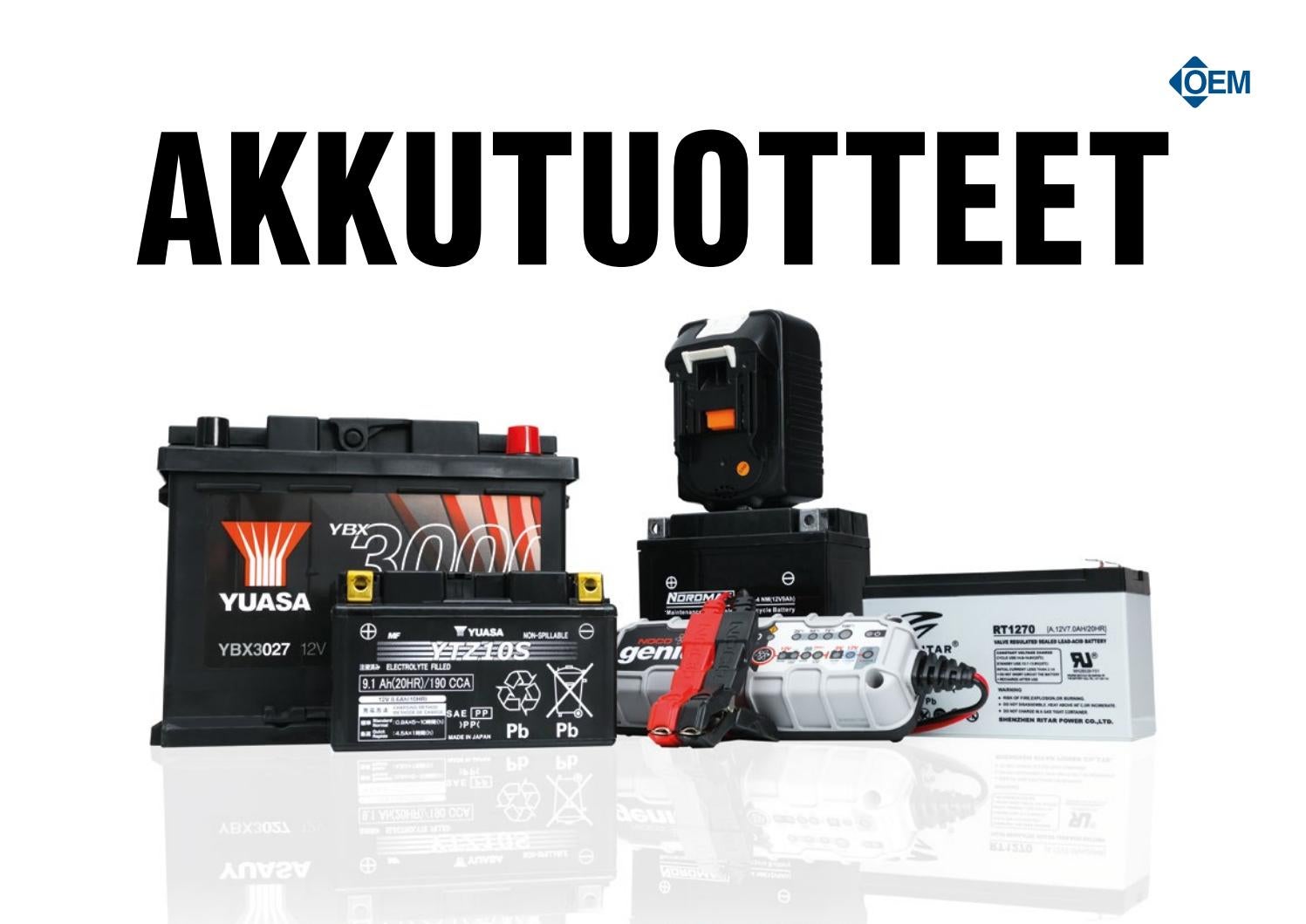 Akkutuotteet, OEM Finland Oy by OEM International - Issuu