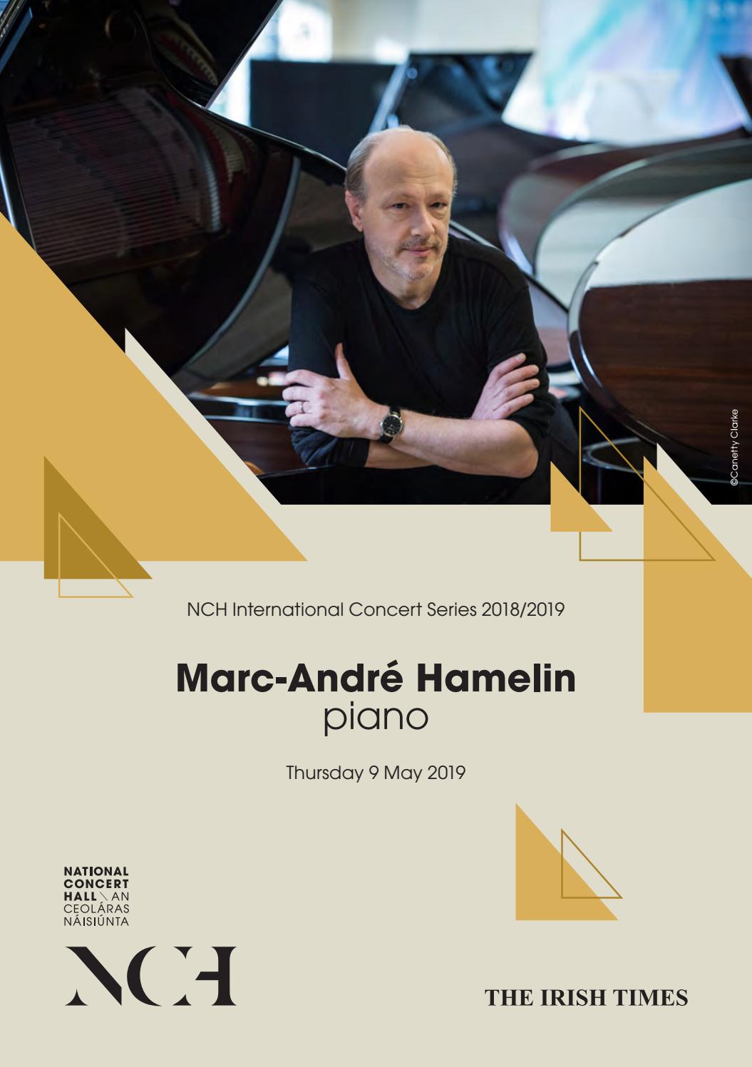 Marc-André Hamelin Programme by National Concert Hall - Issuu