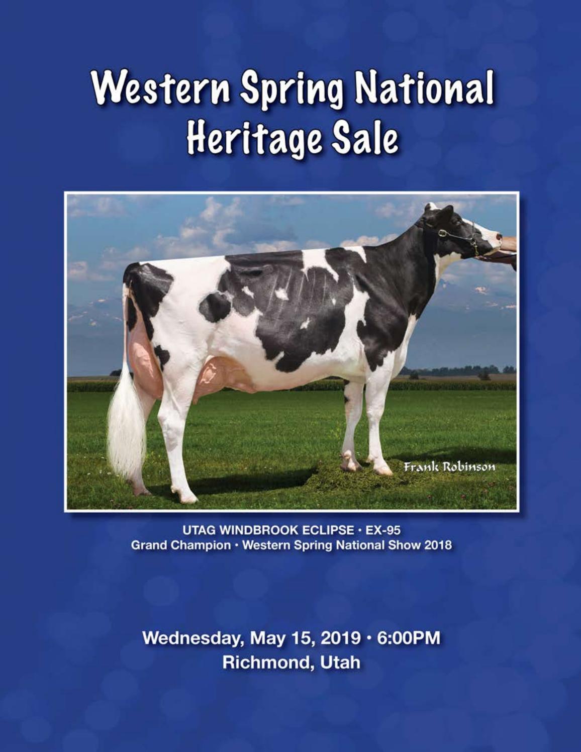Western Spring National Heritage Sale 2019 by Cowsmopolitan - Issuu