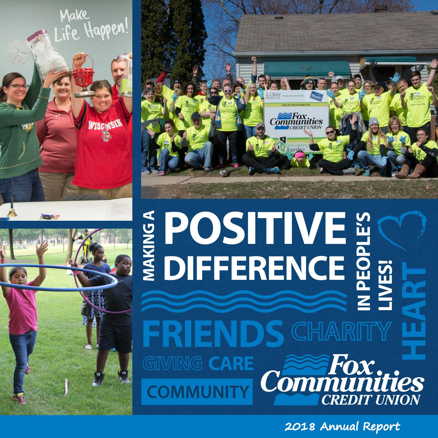 2018 Annual Report by Fox Communities Credit Union - Issuu