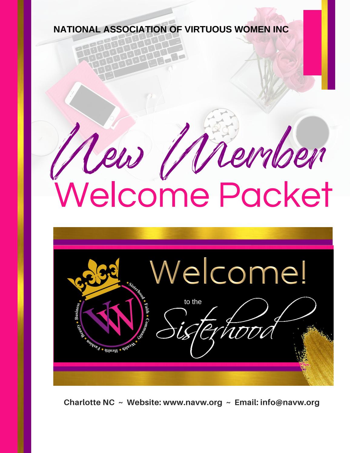 NAVW New Member Welcome Packet by Laura Tate - Issuu