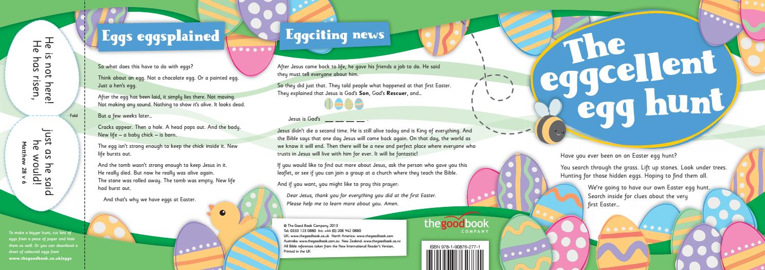 Look Inside: b'The Eggcellent Egg Hunt' by The Good Book Company - Issuu