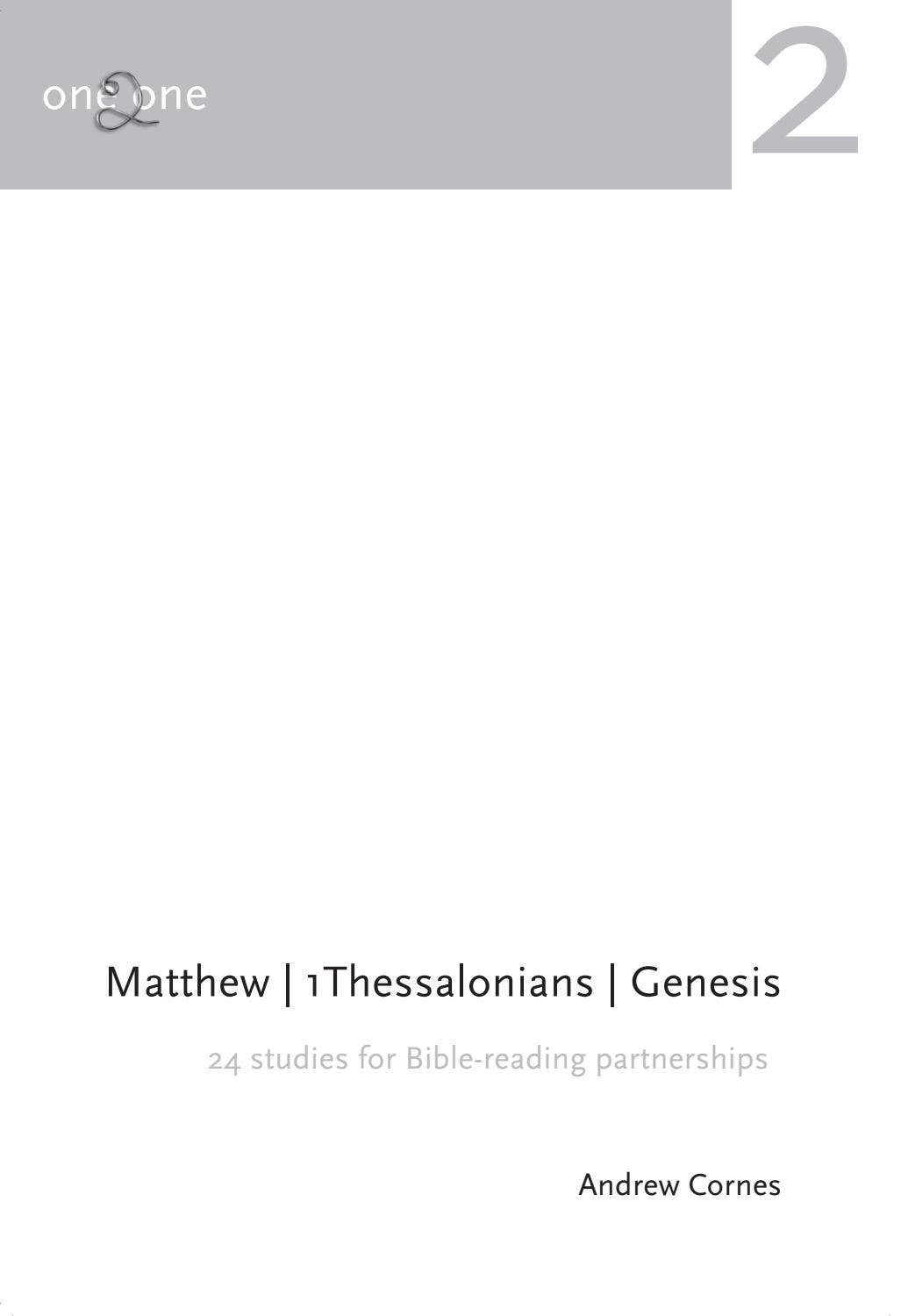 Look Inside: b'One2One: Book 2' by The Good Book Company - Issuu