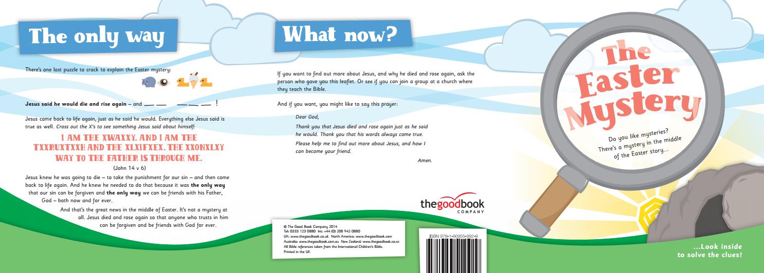 Look Inside: b'The Easter Mystery' by The Good Book Company - Issuu