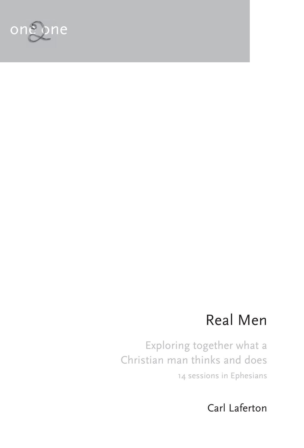 Look Inside: b'One2One: Real Men' by The Good Book Company - Issuu