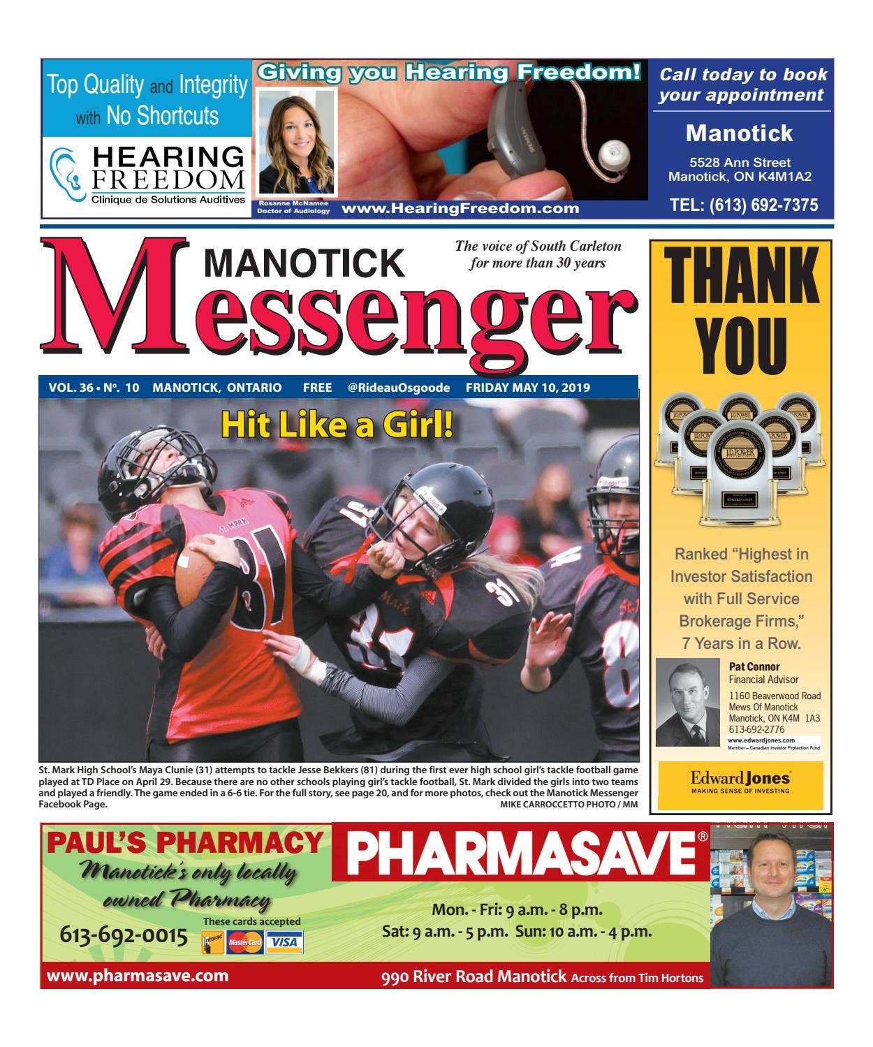 Manotick Messenger, May 10, 2019 by J Morris - Issuu