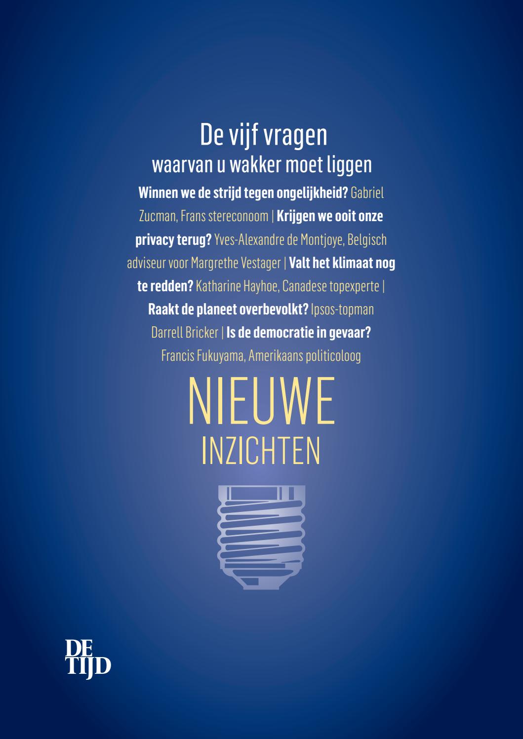 Nieuwe Inzichten by De Tijd/L'Echo - Issuu