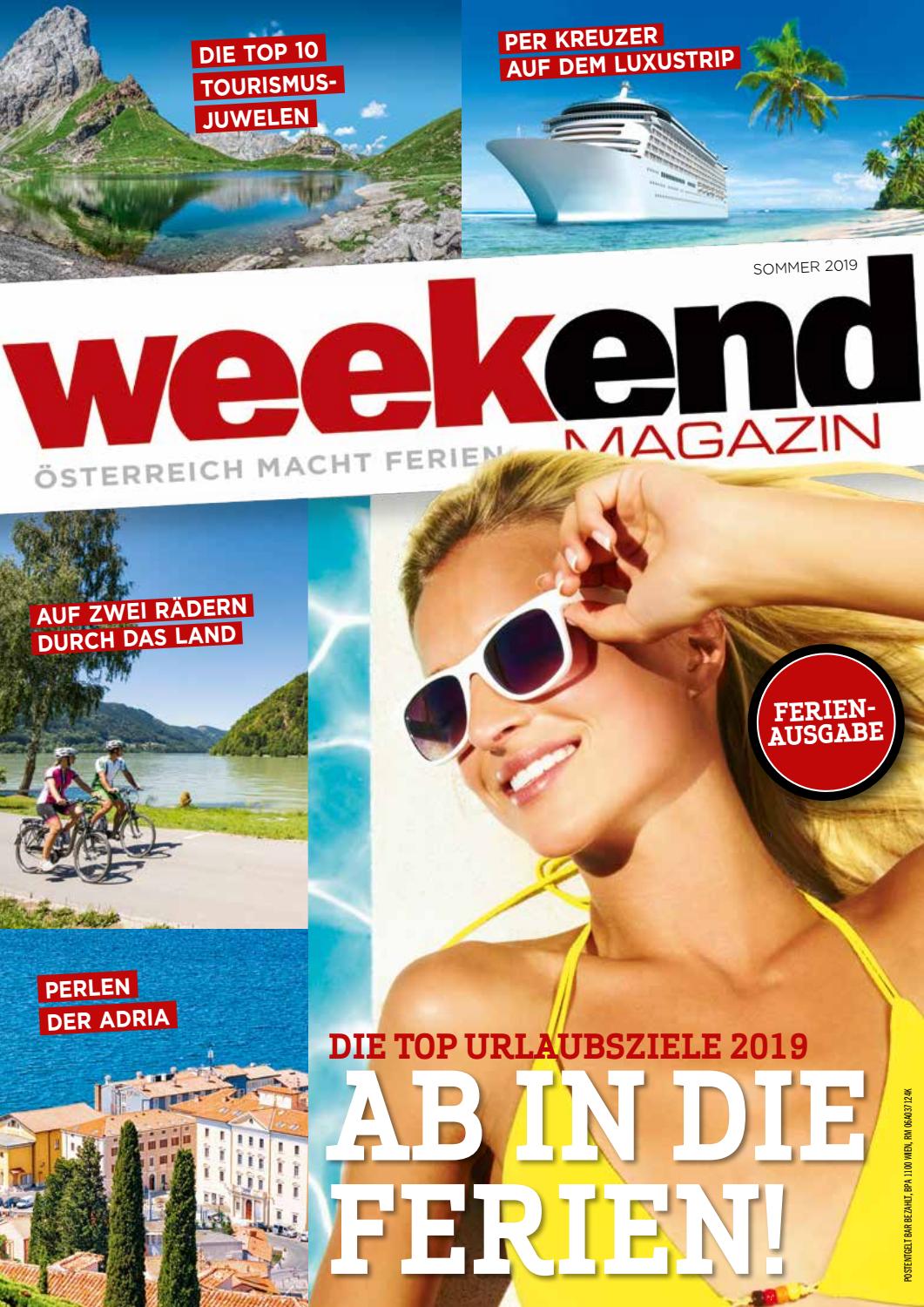 Weekend Magazin Vorarlberg 2019 KW 15 - Ferien in Österreich - Sommer ...