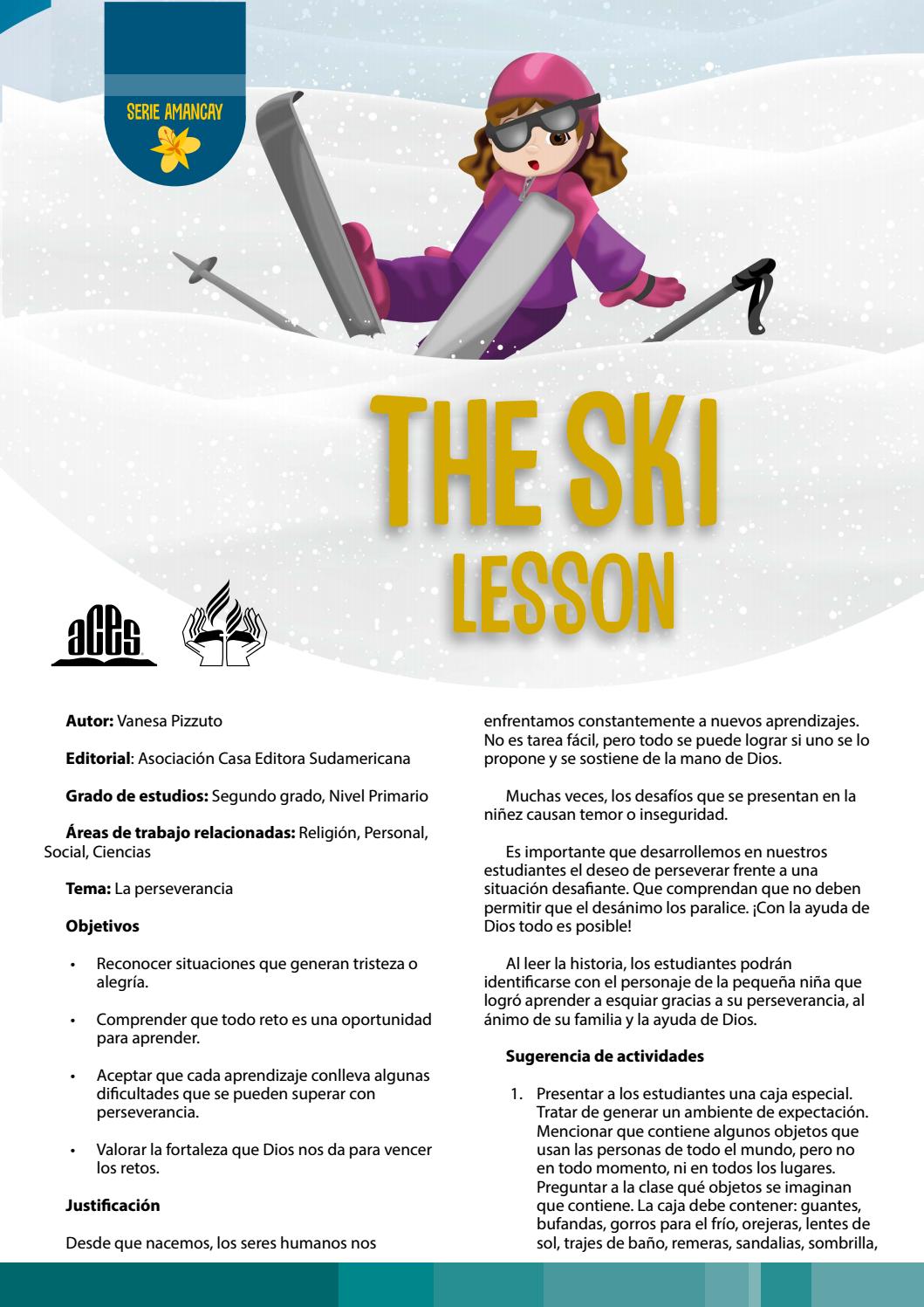 Proyecto de lectura – La clase de esquí by Editorial ACES - Issuu