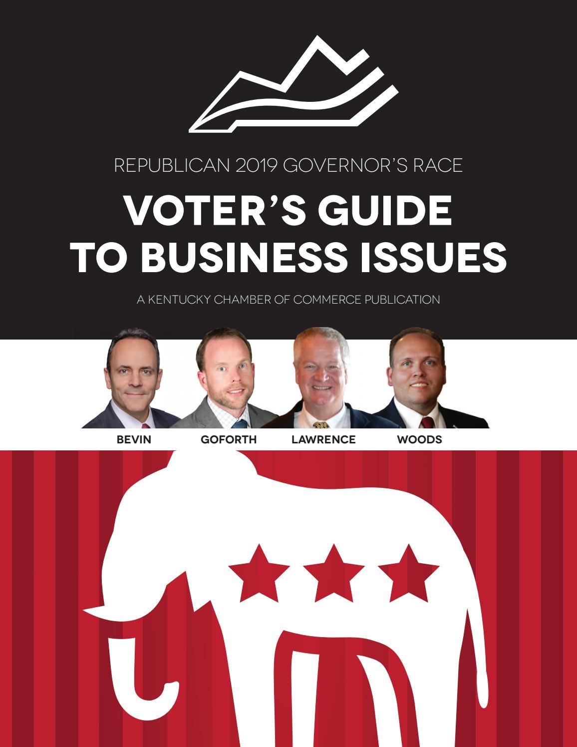 2019 Republican Voter's Guide by Kentucky Chamber of Commerce - Issuu