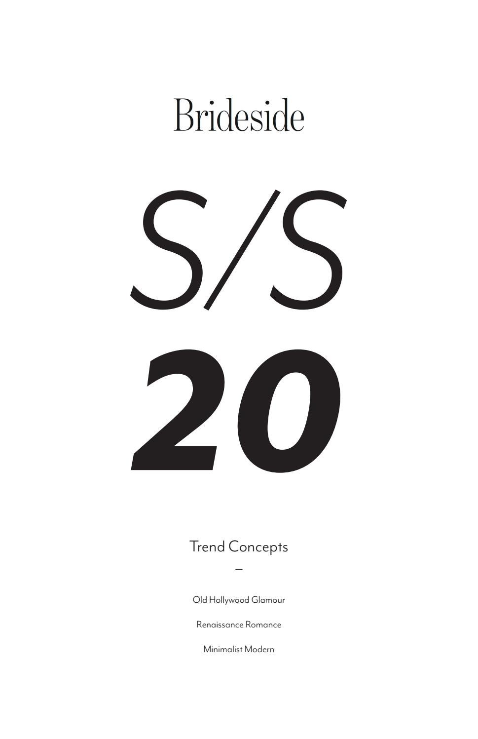 Brideside Spring 2020 by Michelle Margaret - Issuu