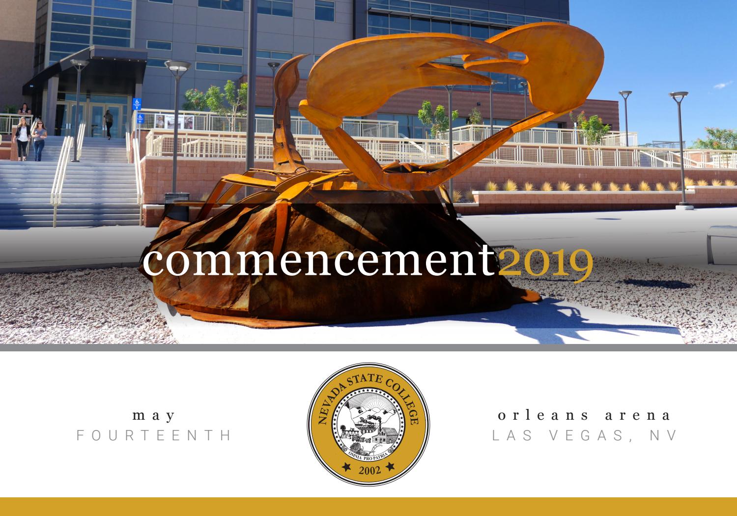 2019 Nevada State College Commencement Program by Nevada State College ...