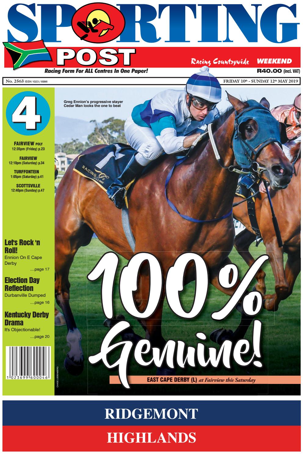 10-12 May #2563 Sporting Post by Sporting Post - Issuu
