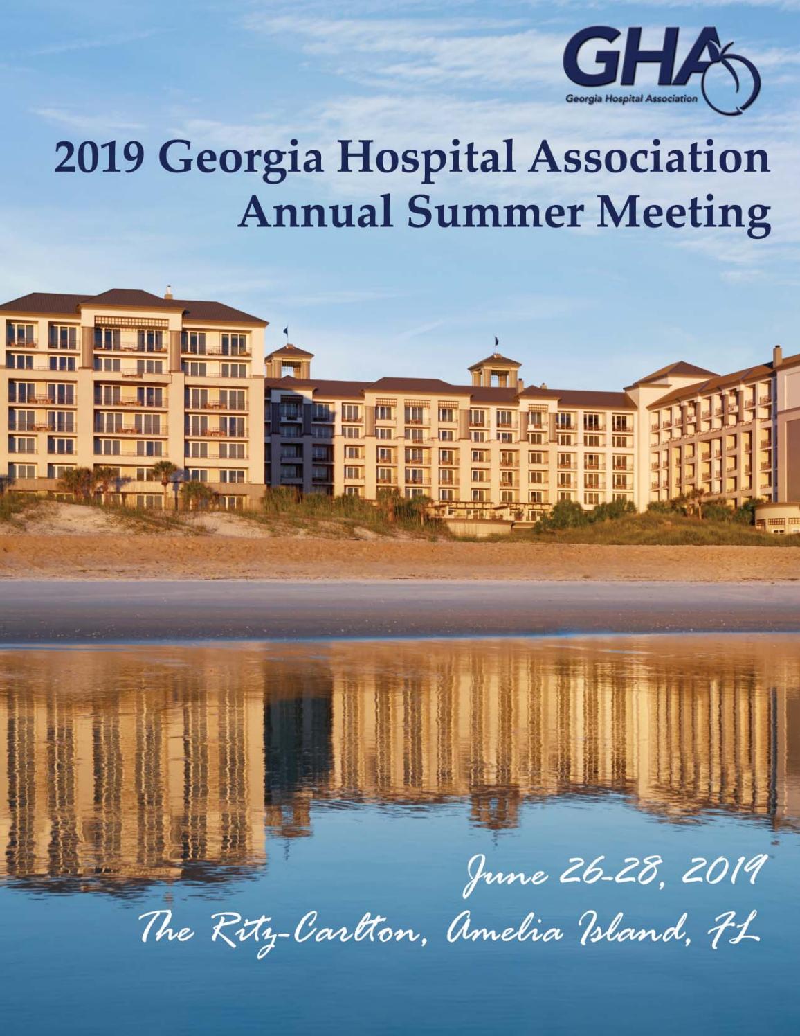 2019 Georgia Hospital Association Annual Summer Meeting by Georgia ...
