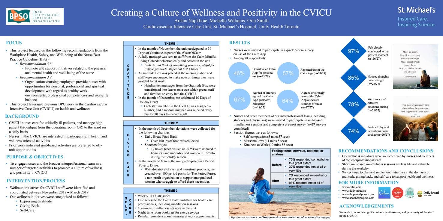 Nursing Week 2019 poster gallery by St. Michael's Hospital - Issuu