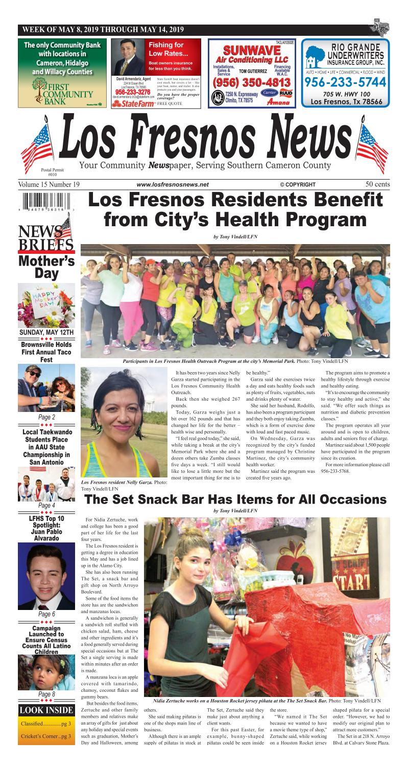 Los Fresnos News | May 8, 2019 by La Feria News - Issuu