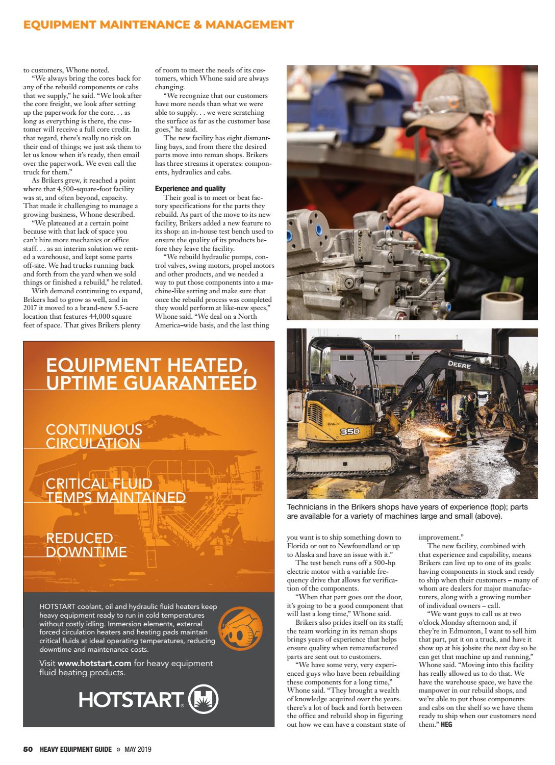 Heavy Equipment Guide May 2019, Volume 34, Number 5 by Baum ...