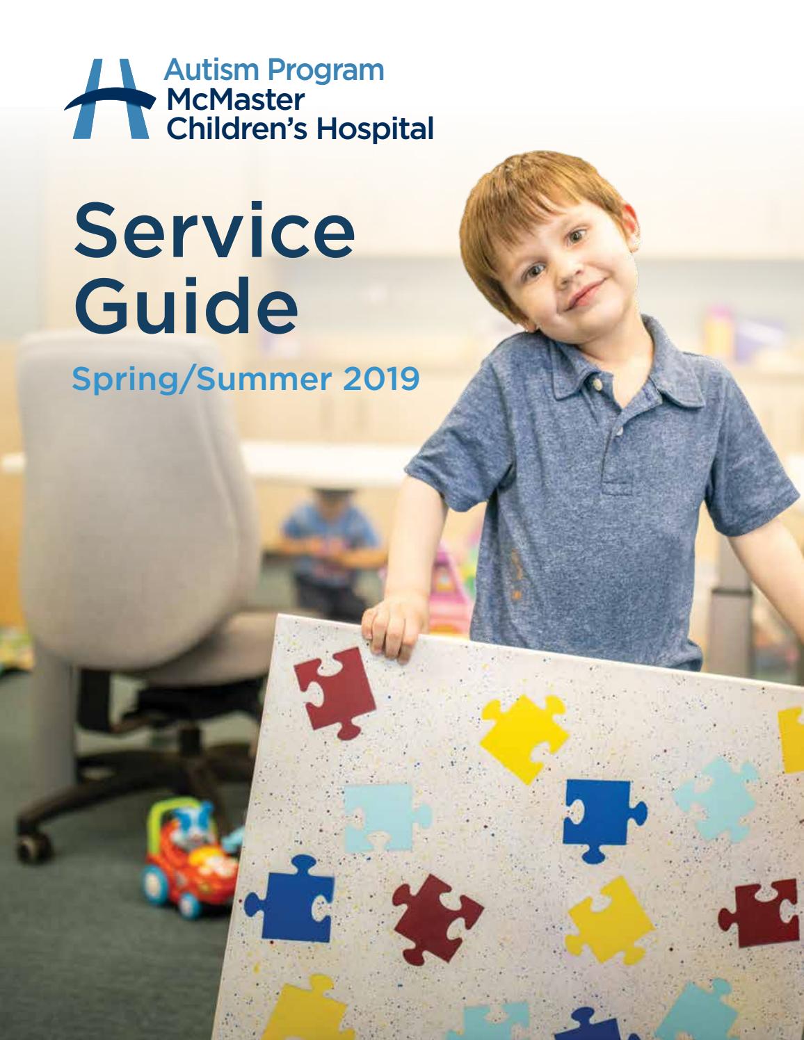 Autism Program Service Guide by Hamilton Health Sciences - Issuu