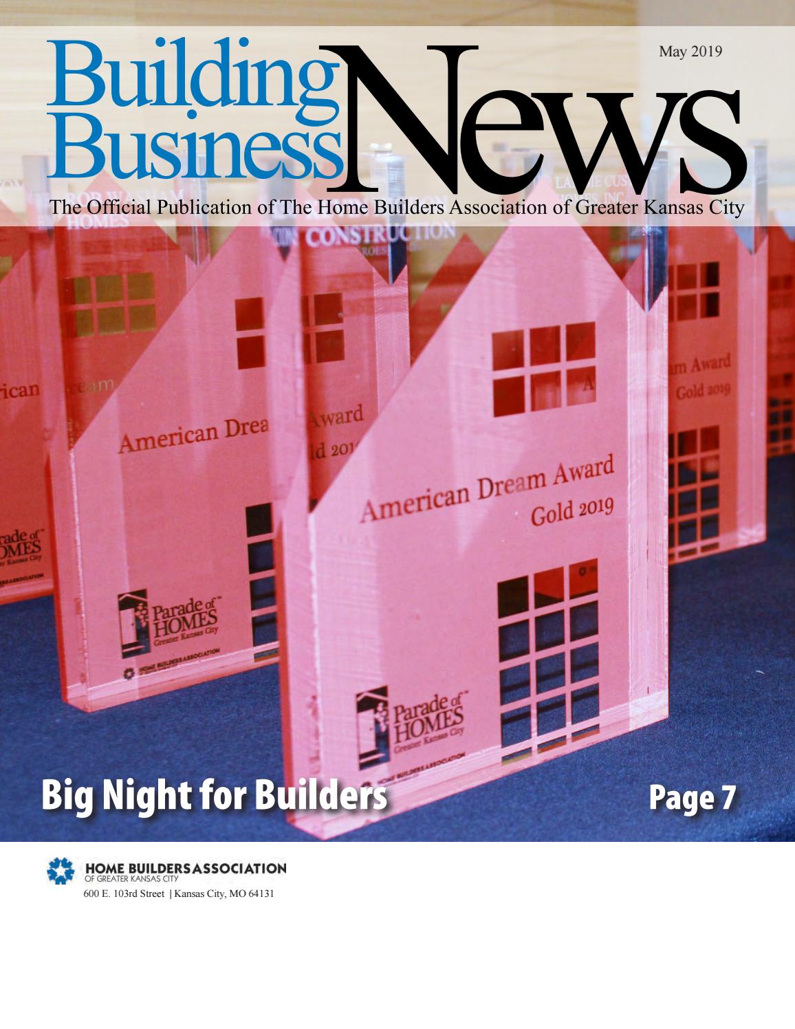Building Business News May 2019 by Home Builders Association of Greater ...
