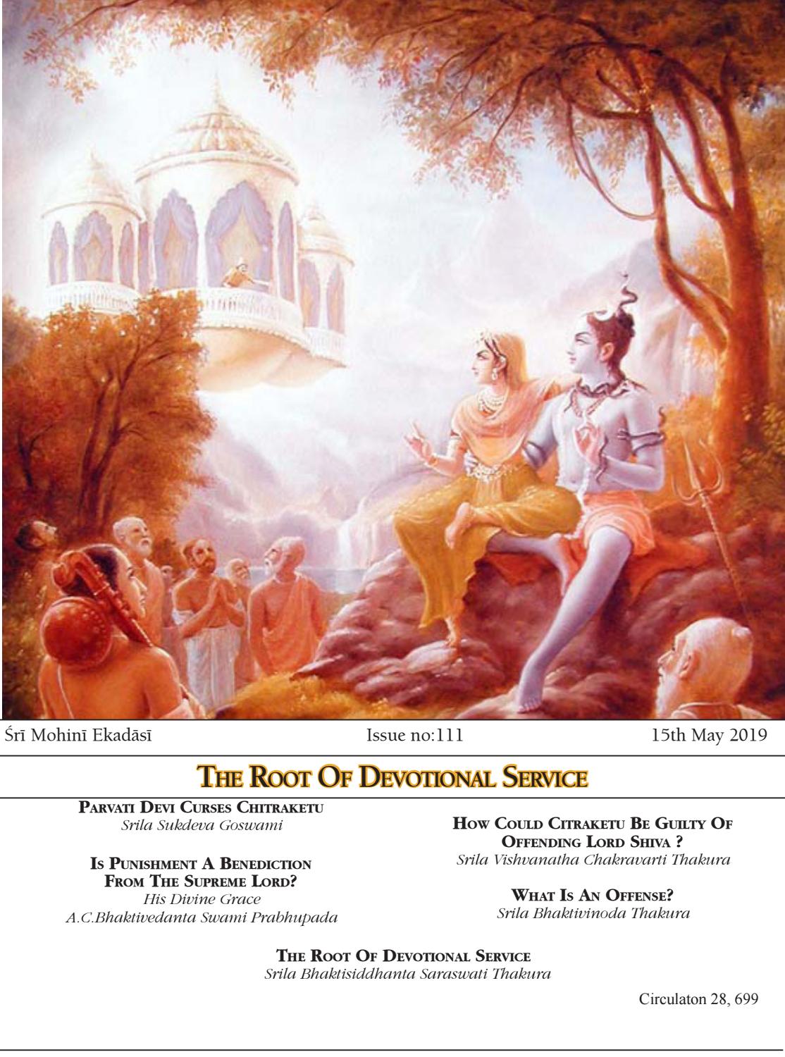 NBS#111 :: The Root Of Devotional Service by ISKCON Bhagavata ...