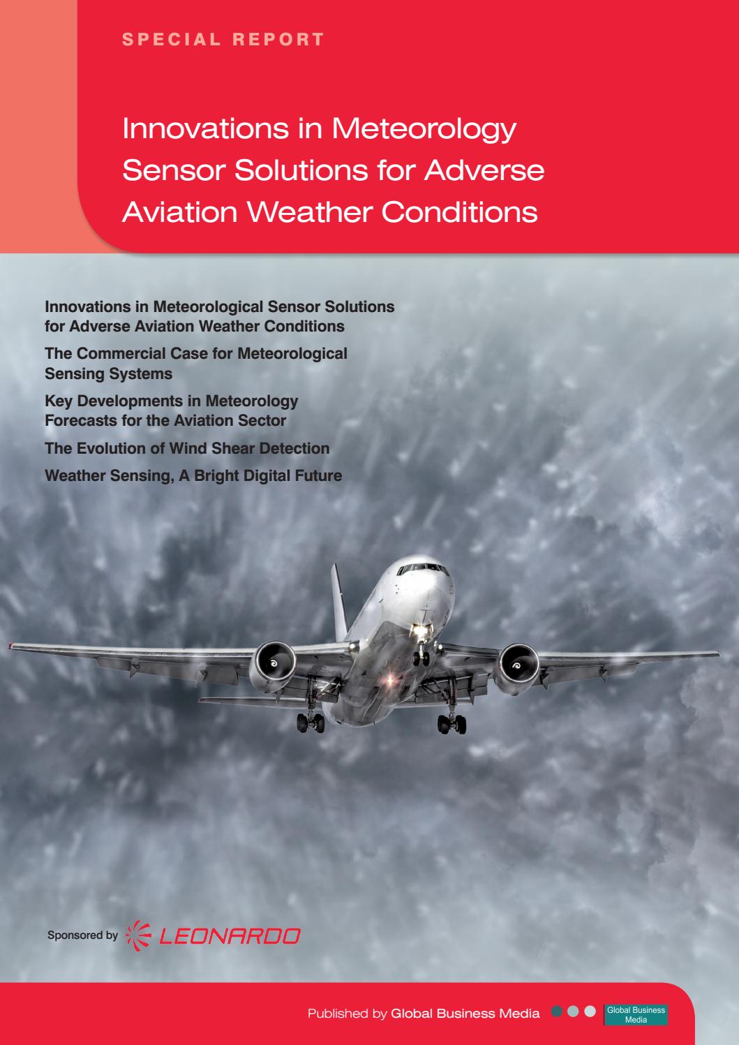 Innovations in Meteorology Sensor Solutions for Adverse Aviation ... Innovations in Meteorology Sensor Solutions for Adverse Aviation ...