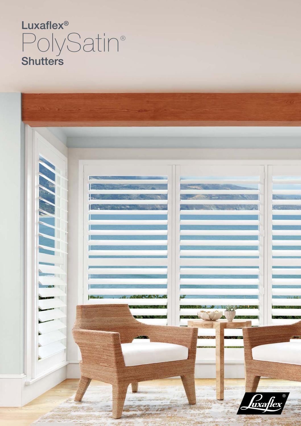 Luxaflex® PolySatin® Shutters by Luxaflex - Issuu